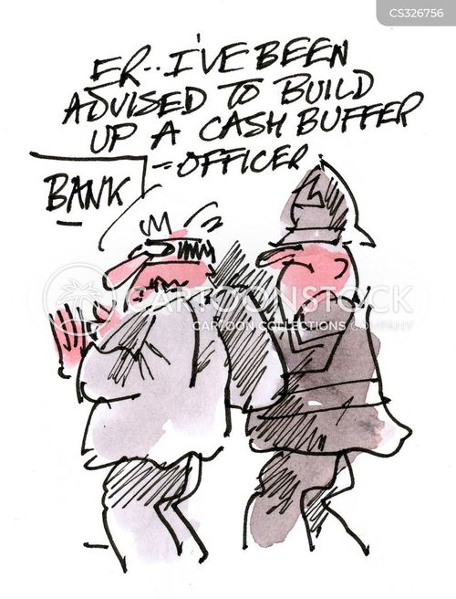 Cash Buffer Cartoons and Comics - funny pictures from CartoonStock
