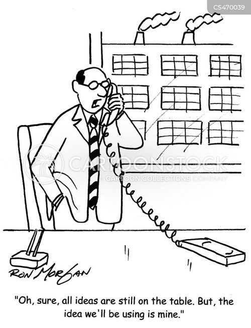 Ethical Negotiations Cartoons and Comics - funny pictures from CartoonStock