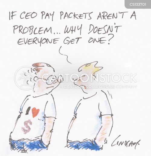 Executive Pay Cartoons and Comics - funny pictures from CartoonStock