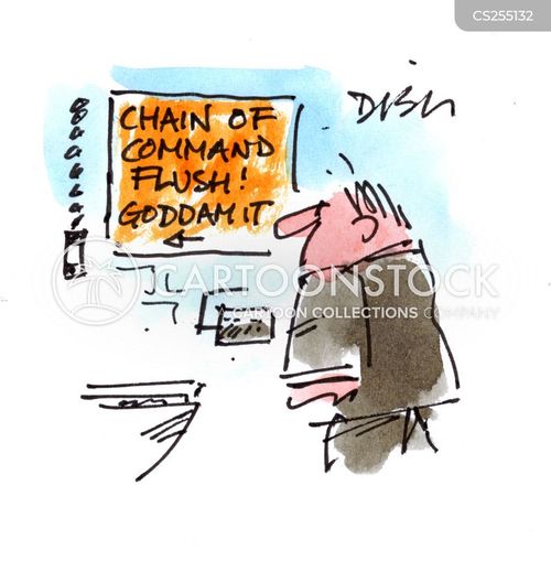 Chain Of Command Cartoons and Comics - funny pictures from CartoonStock