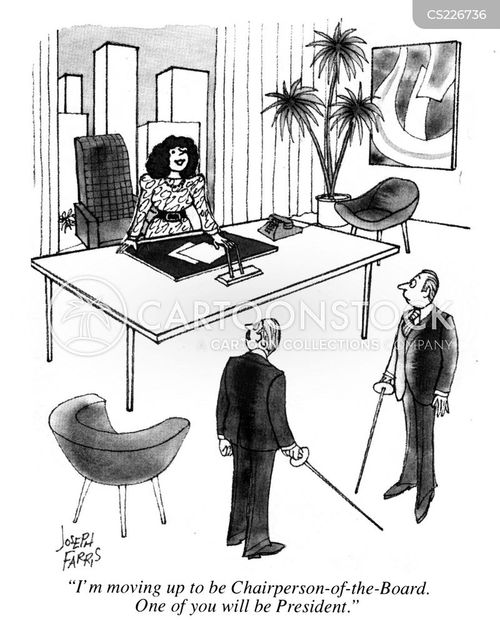 Chairperson Cartoons and Comics - funny pictures from CartoonStock