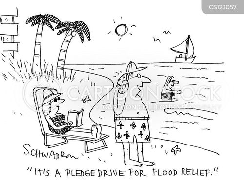 Pledge Drive Cartoons and Comics - funny pictures from CartoonStock