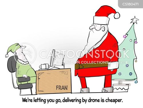 Christmas Logistics Cartoons and Comics - funny pictures from CartoonStock