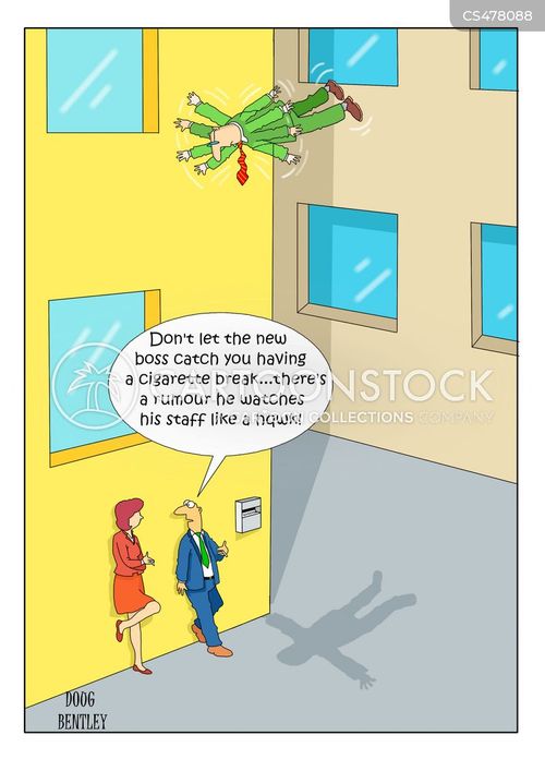 Cigarette Break Cartoons and Comics - funny pictures from CartoonStock