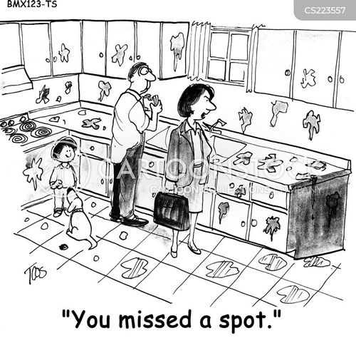 Kitchen Surfaces Cartoons and Comics - funny pictures from CartoonStock