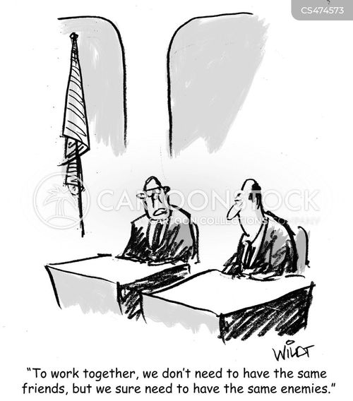 Cooperating Cartoons and Comics - funny pictures from CartoonStock
