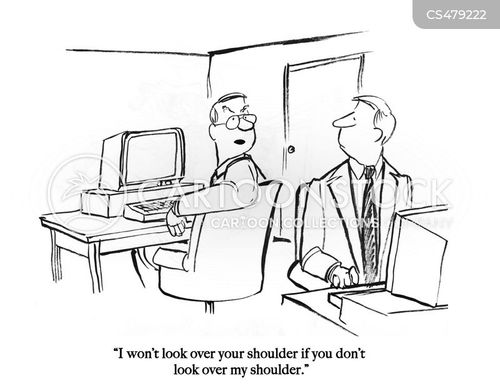 Nosy Coworker Cartoons and Comics - funny pictures from CartoonStock