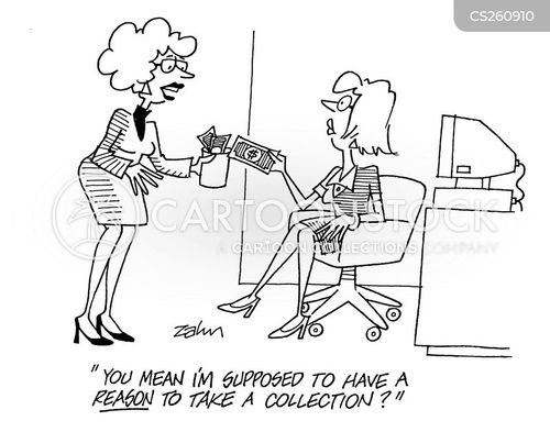 Collecting Money Cartoons and Comics - funny pictures from CartoonStock