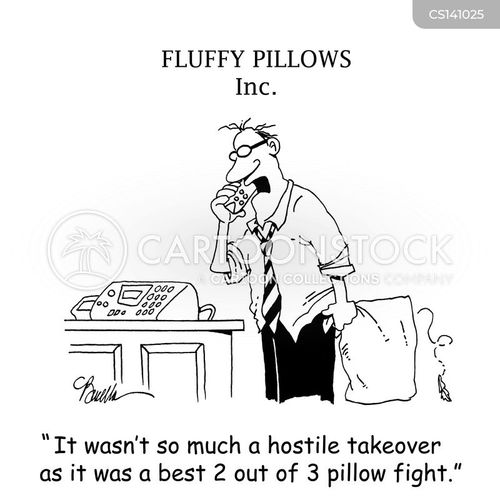 Company Takeover Cartoons and Comics - funny pictures from CartoonStock
