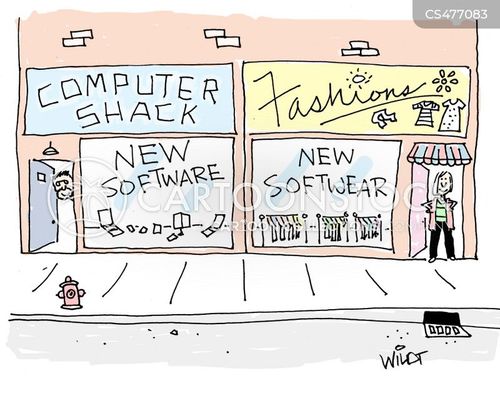 Computer Shop Cartoons and Comics - funny pictures from CartoonStock