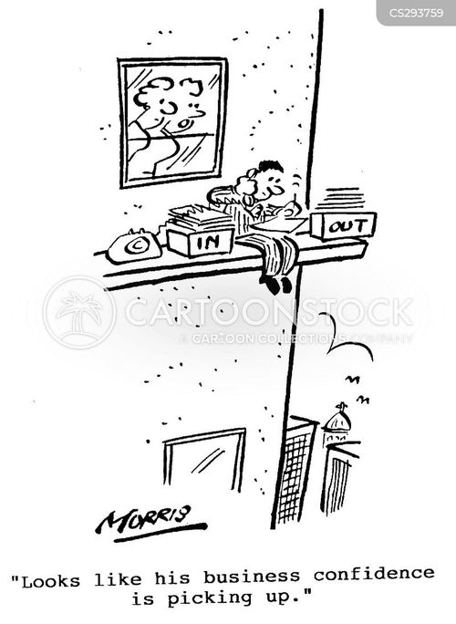 Business Confidence Cartoons and Comics - funny pictures from CartoonStock