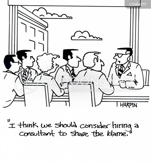 Hiring A Consultant Cartoons and Comics - funny pictures from CartoonStock