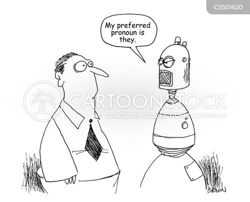 Pronouns Cartoons and Comics - funny pictures from CartoonStock