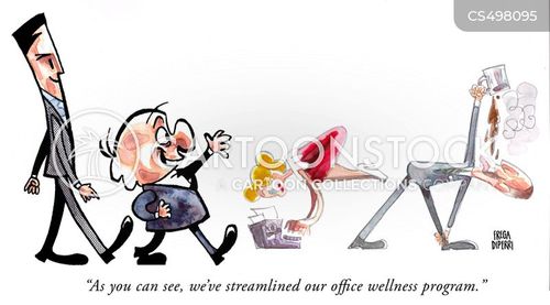 Wellness Program Cartoons and Comics - funny pictures from CartoonStock