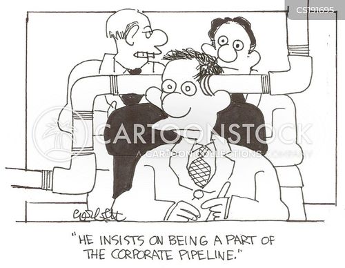 Pipeline Cartoons and Comics - funny pictures from CartoonStock