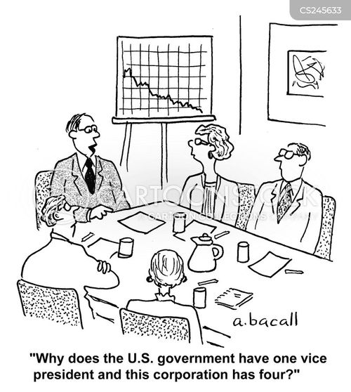 Vice President Cartoons and Comics - funny pictures from CartoonStock