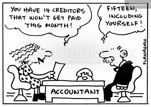 Owed Money Cartoons and Comics - funny pictures from CartoonStock