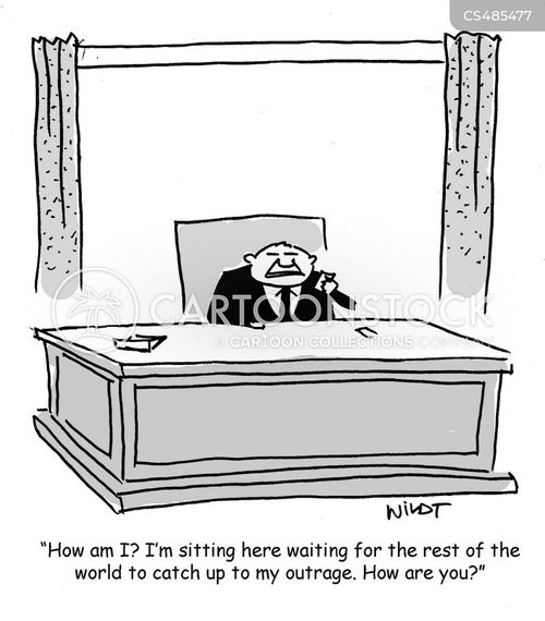 Colleague Dispute Cartoons and Comics - funny pictures from CartoonStock