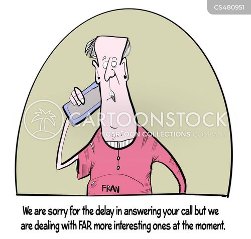 Answering Call Cartoons and Comics - funny pictures from CartoonStock