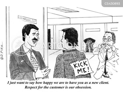 Customer Relations Cartoons and Comics - funny pictures from CartoonStock