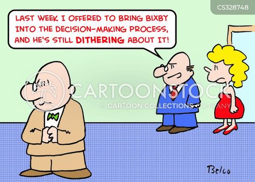 Dithering Cartoons and Comics - funny pictures from CartoonStock
