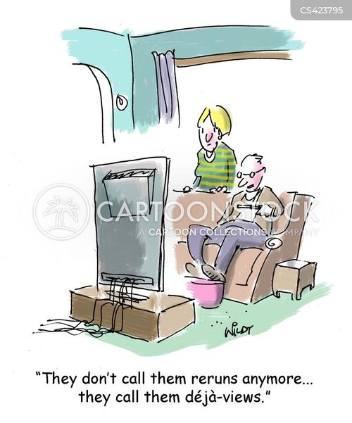 Tv Schedule Cartoons and Comics - funny pictures from CartoonStock