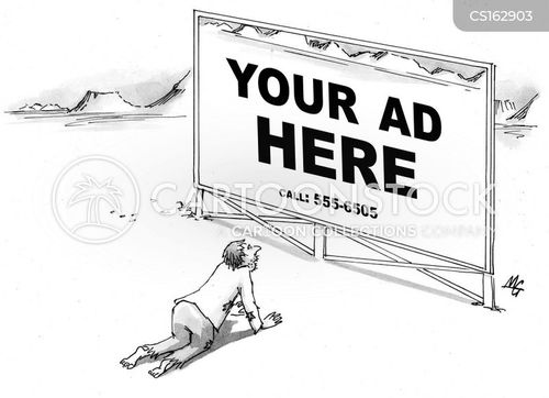 Outdoor Advertising Cartoons and Comics - funny pictures from CartoonStock