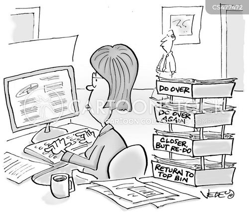 Perfectionism Cartoons and Comics - funny pictures from CartoonStock