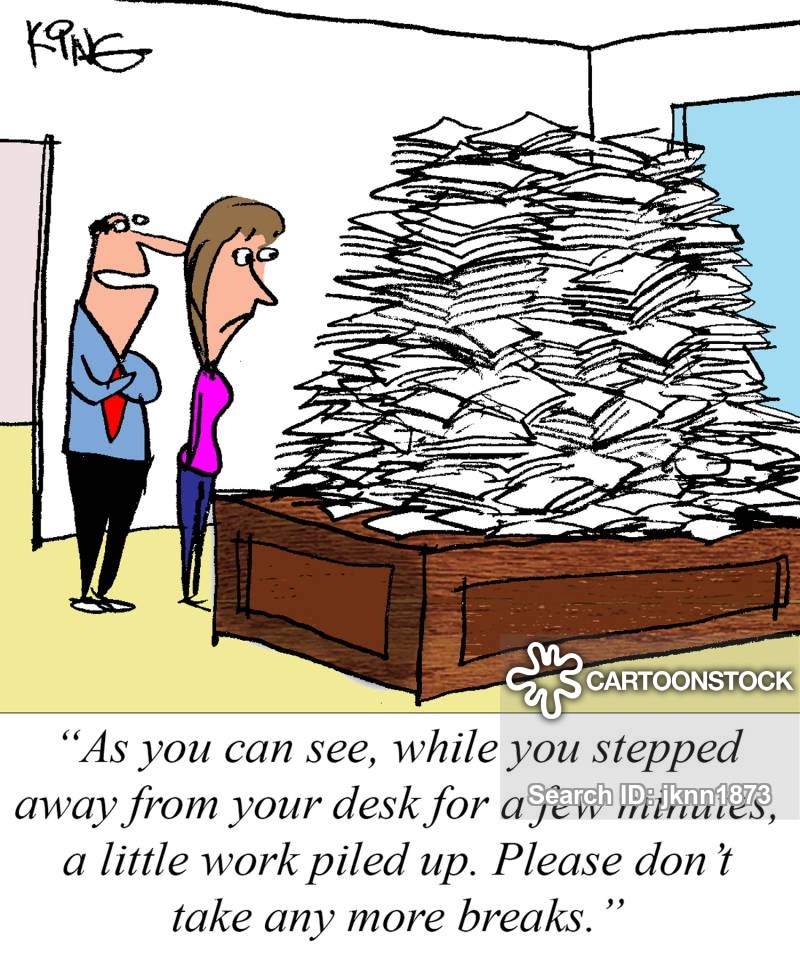 Work Breaks Cartoons and Comics - funny pictures from CartoonStock