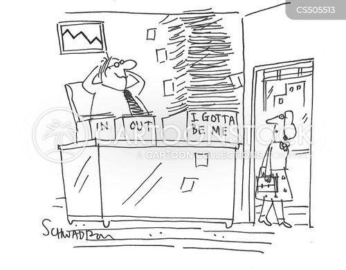 Desk Organizing Cartoons and Comics - funny pictures from CartoonStock