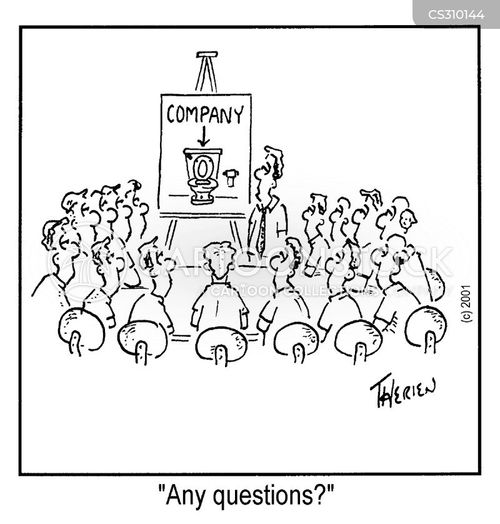 Any Questions Cartoons and Comics - funny pictures from CartoonStock