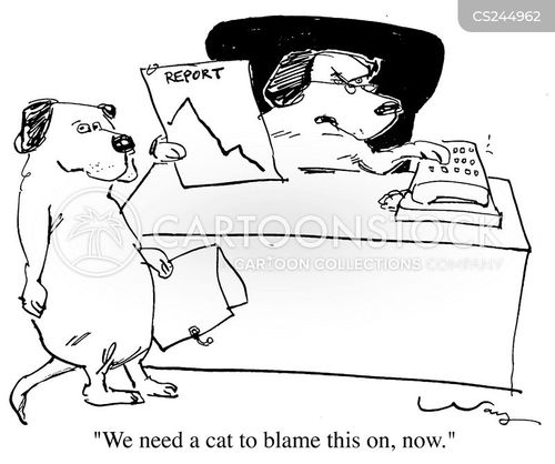 Blame The Cat Cartoons and Comics - funny pictures from CartoonStock