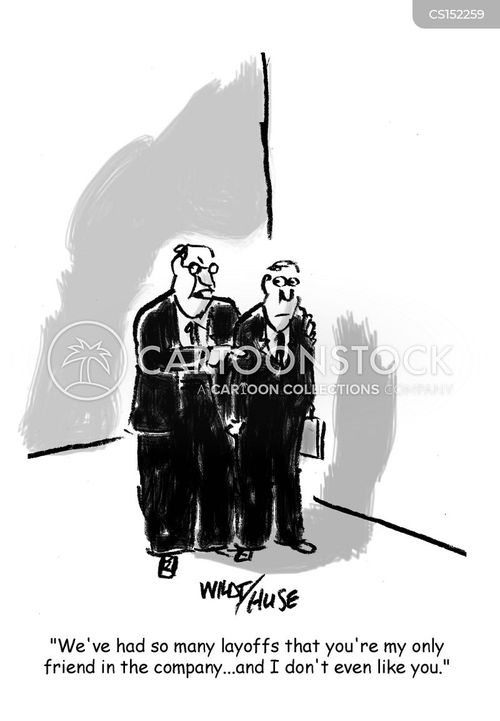 Downsized Workplace Cartoons and Comics - funny pictures from CartoonStock