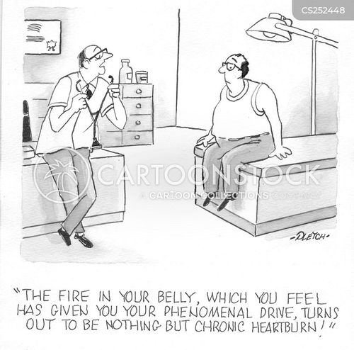 Heartburn Cartoons and Comics - funny pictures from CartoonStock