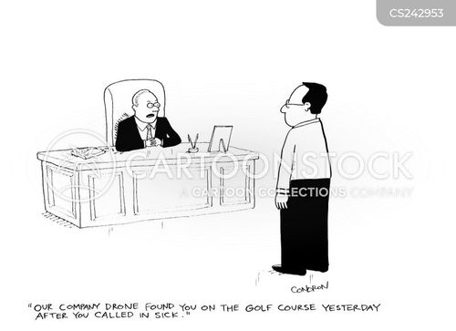 Sick Leave Cartoons and Comics - funny pictures from CartoonStock