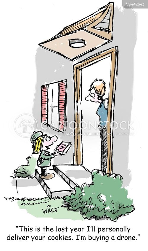 Cookie Sales Cartoons and Comics - funny pictures from CartoonStock
