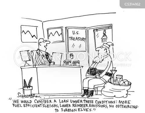 Loan Sustainability Cartoons and Comics - funny pictures from CartoonStock