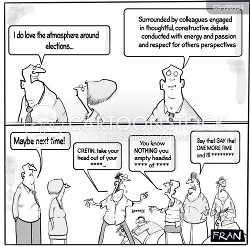 Constructive Debate Cartoons and Comics - funny pictures from CartoonStock