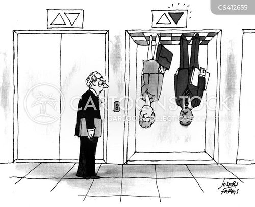 High-speed Elevators Cartoons and Comics - funny pictures from CartoonStock