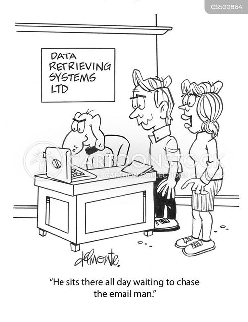 Dogs Postman Cartoons and Comics - funny pictures from CartoonStock