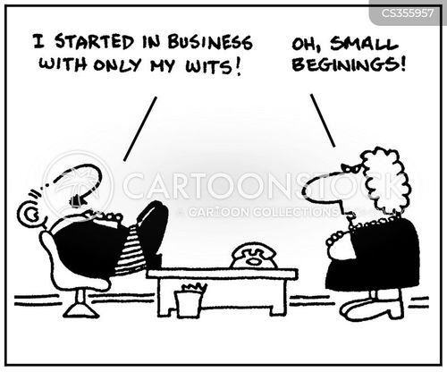 Entrepreneur Success Cartoons and Comics - funny pictures from CartoonStock
