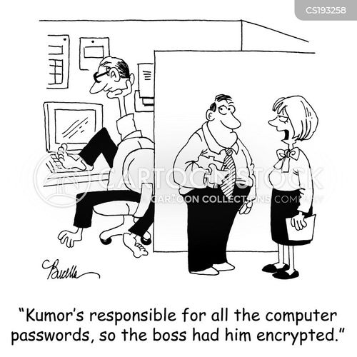 Encryption Cartoons and Comics - funny pictures from CartoonStock