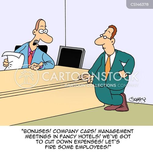 Expense Cutting Cartoons and Comics - funny pictures from CartoonStock