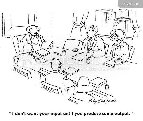 Output Cartoons and Comics - funny pictures from CartoonStock