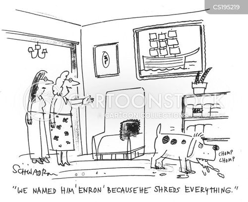 Shredding Cartoons and Comics - funny pictures from CartoonStock