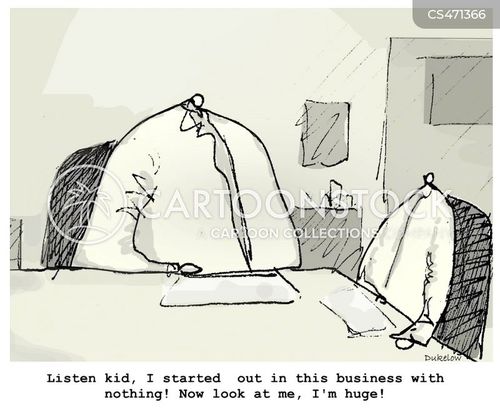 Success Story Cartoons and Comics - funny pictures from CartoonStock