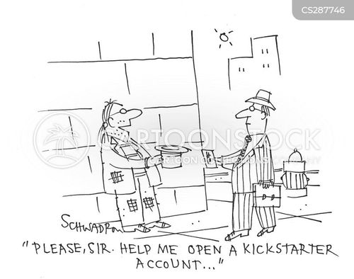 Funding Platform Cartoons and Comics - funny pictures from CartoonStock
