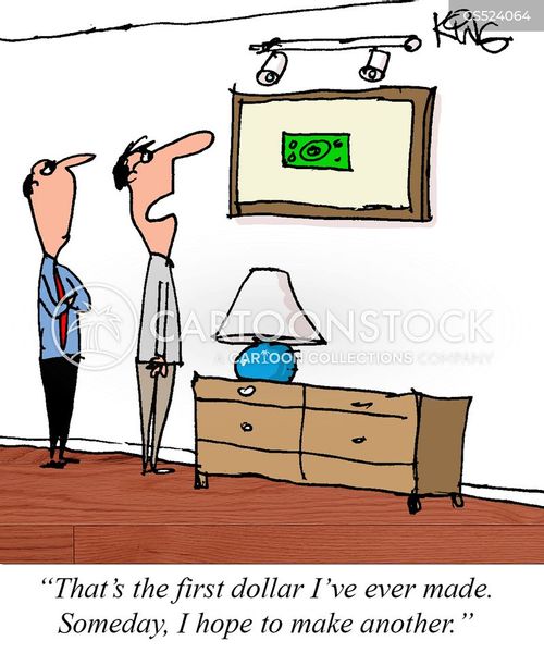 First Dollar Cartoons and Comics - funny pictures from CartoonStock
