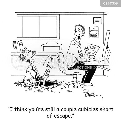 Escape Tunnel Cartoons and Comics - funny pictures from CartoonStock