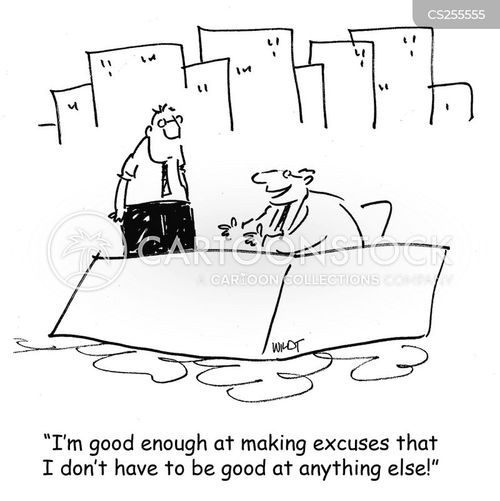 Making Excuses Cartoons and Comics - funny pictures from CartoonStock